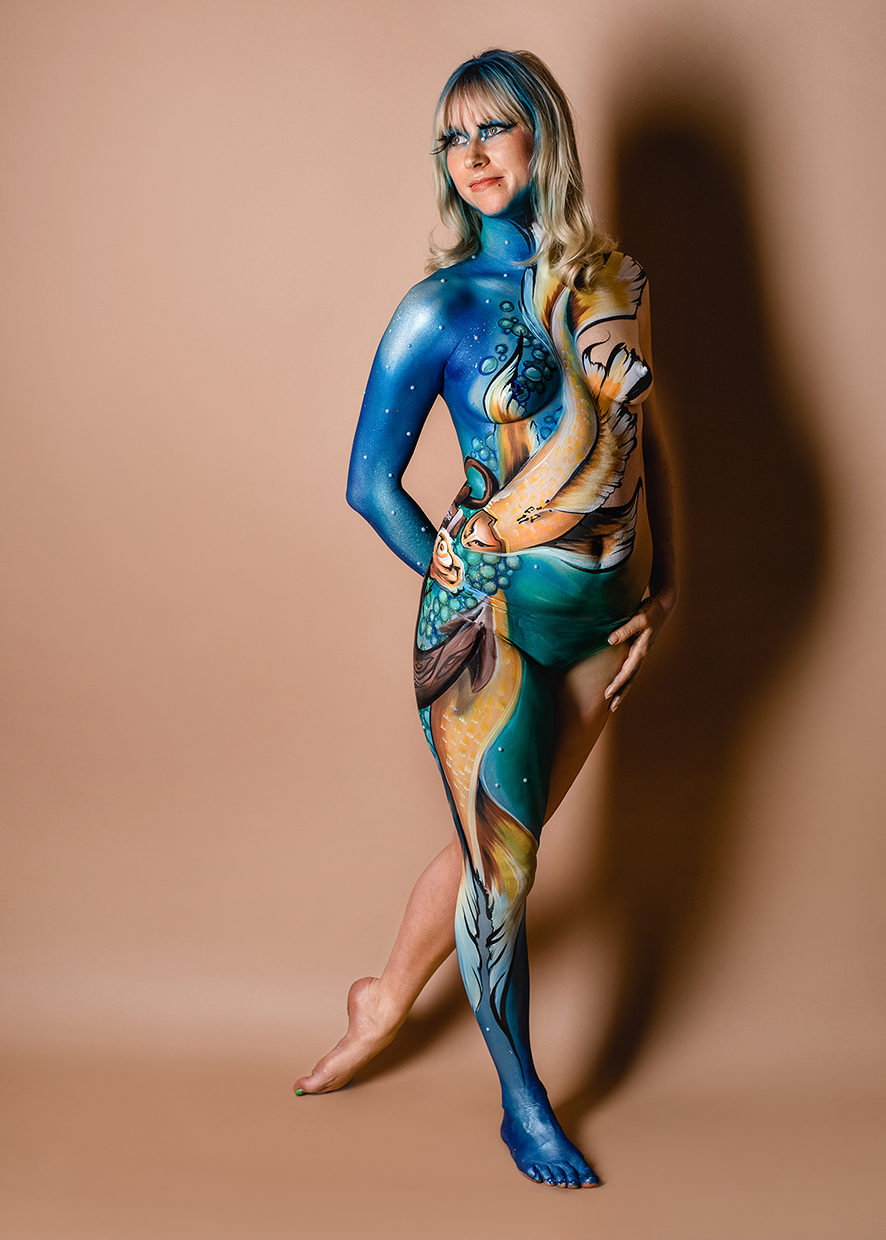 maritimes Bodypainting - Fotografin mit Liebe zum Detail - Jenny Schuster